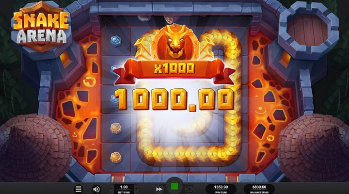 Snake Arena Slot de Relax | Casino Online | PlayUZU